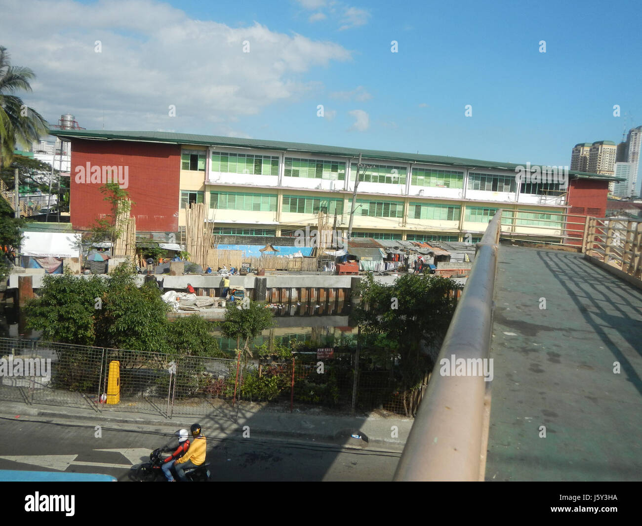 This pedestrian footbridge connects key locations in Manila, including ...