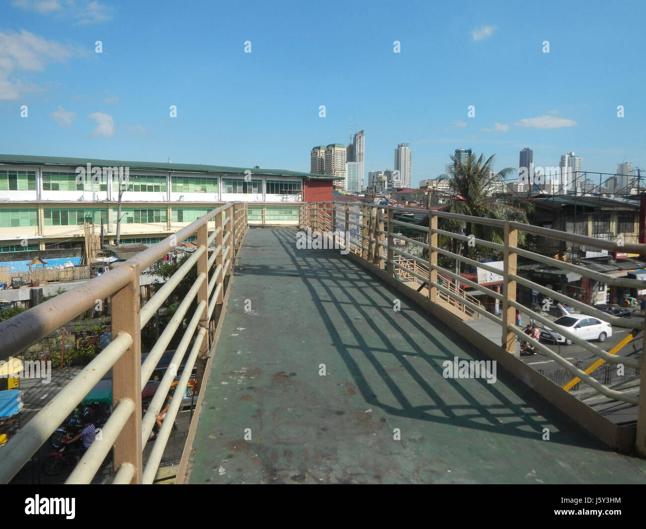 This pedestrian footbridge connects key areas in Tondo, Manila ...