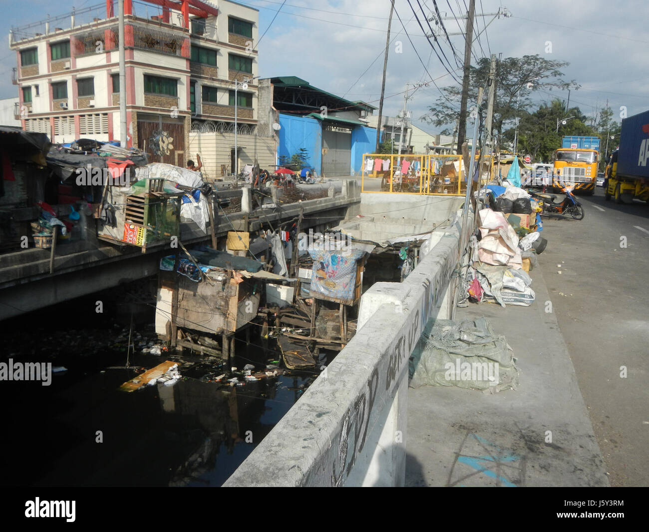 0369 C-18 Road Capulong Raxabago Streets Bridge Estero de Vitas Tondo ...