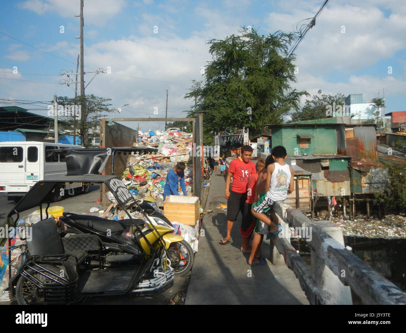 0369 C-40 Road Capulong Raxabago Streets Bridge Estero de Vitas Tondo ...