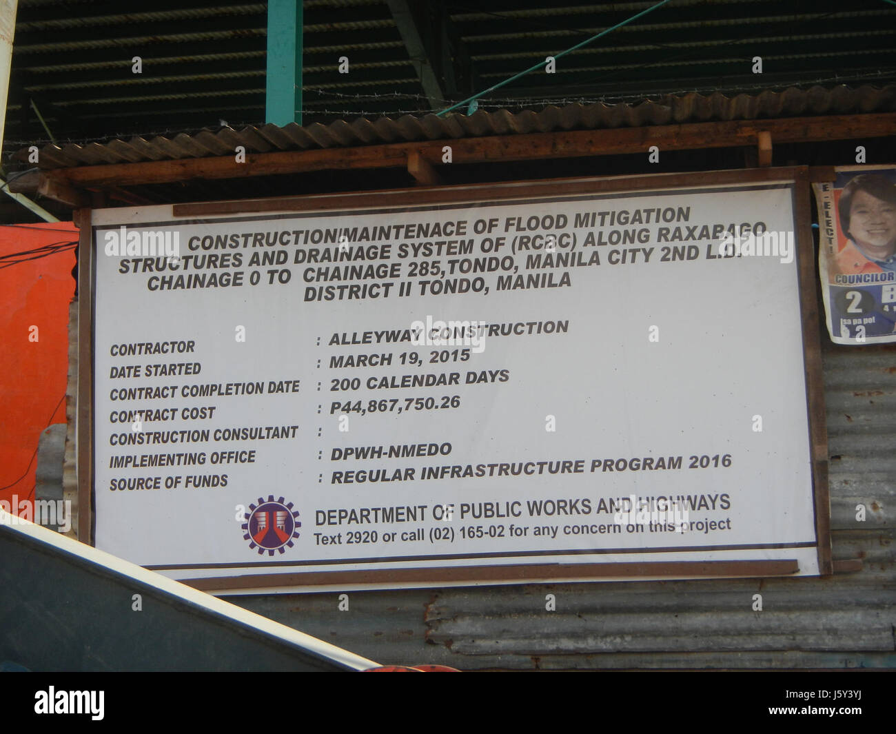 0458 C-39 Road Capulong Raxabago Streets Bridge Estero de Vitas Tondo ...