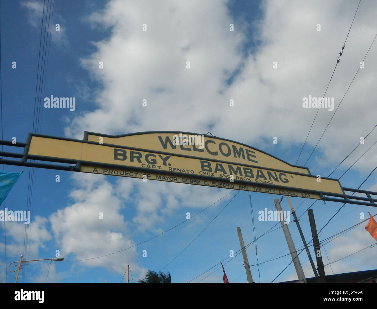 A view of Kalawaan Bambang Bridge, crossing the Pasig River in Pasig ...