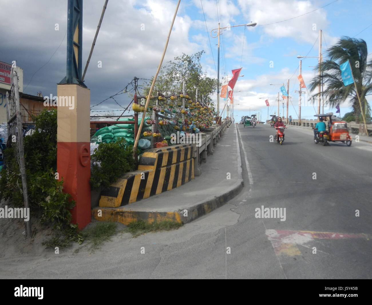 The Kalawaan Bambang Bridge in Pasig City spans a key river in the area ...