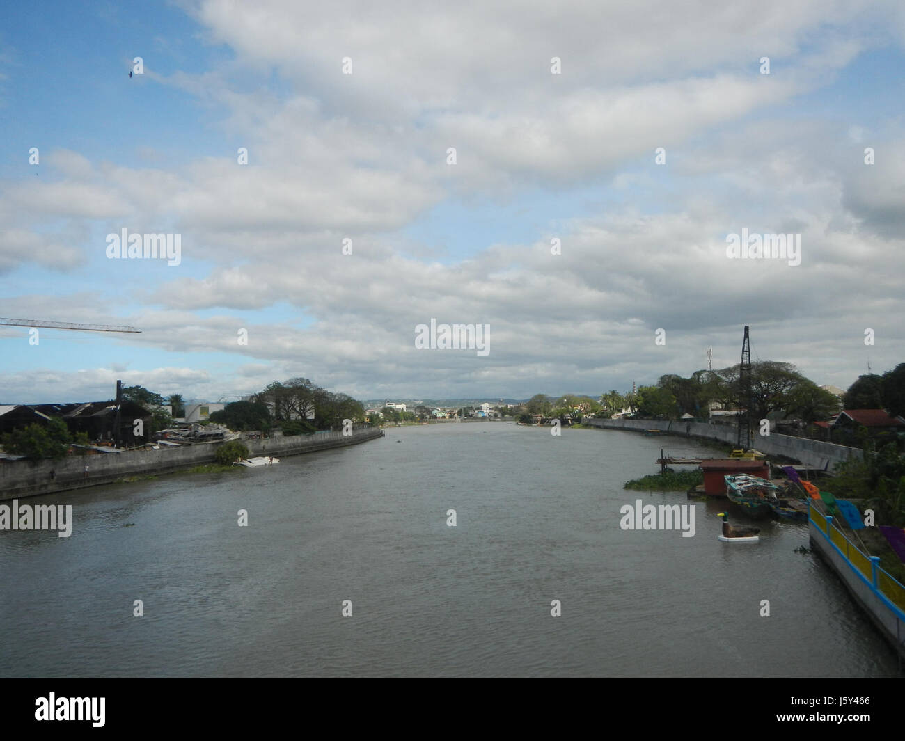 This image shows Kalawaan Bambang Bridge, located over the Pasig River ...