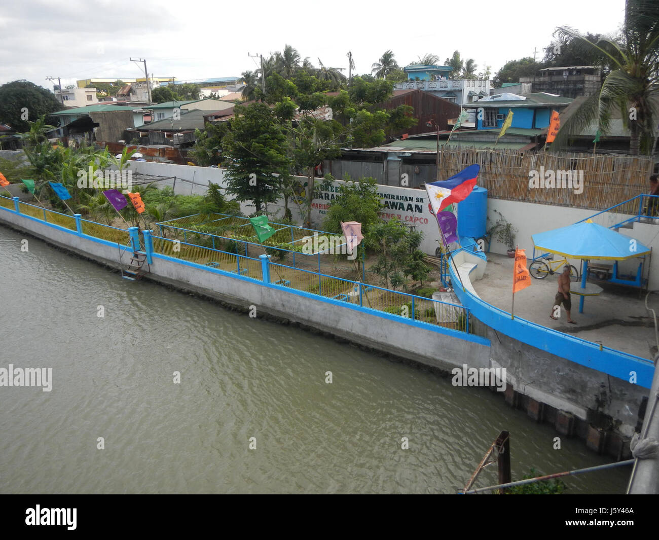 0121 Kalawaan Bambang Bridge River Streets Pasig City River 14 Stock ...
