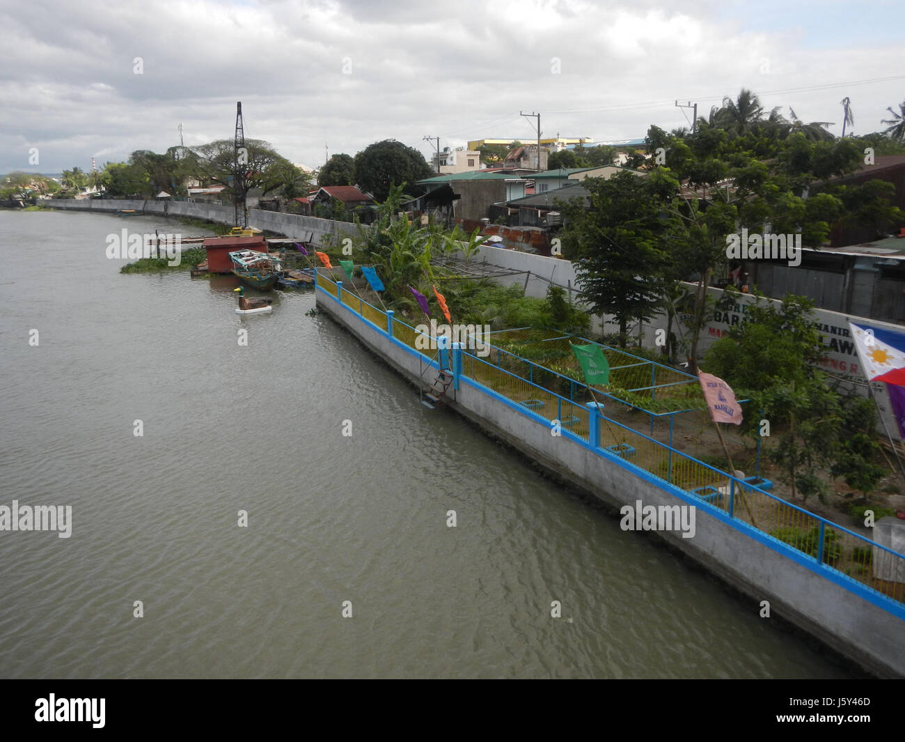 0121 Kalawaan Bambang Bridge River Streets Pasig City River 17 Stock ...