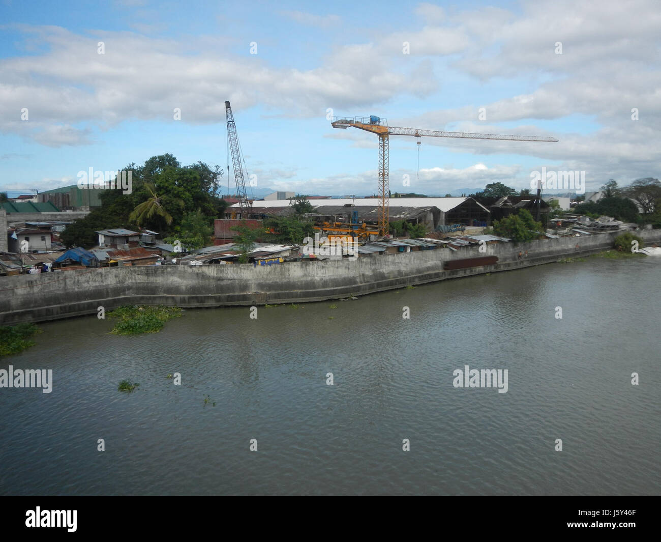 0121 Kalawaan Bambang Bridge River Streets Pasig City River 19 Stock ...