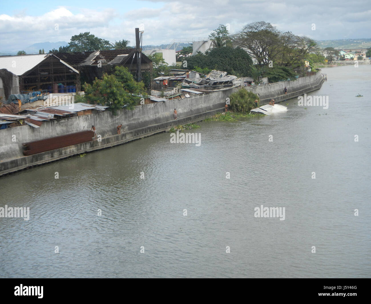 Photograph of the Kalawaan Bambang Bridge in Pasig City, Manila ...