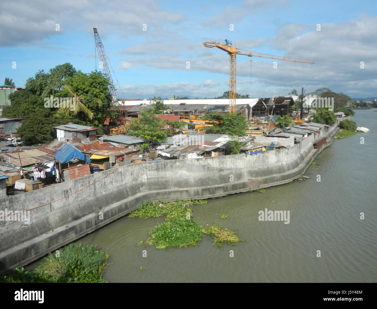 0246 Kalawaan Bambang Bridge River Streets Pasig City River 35 Stock ...