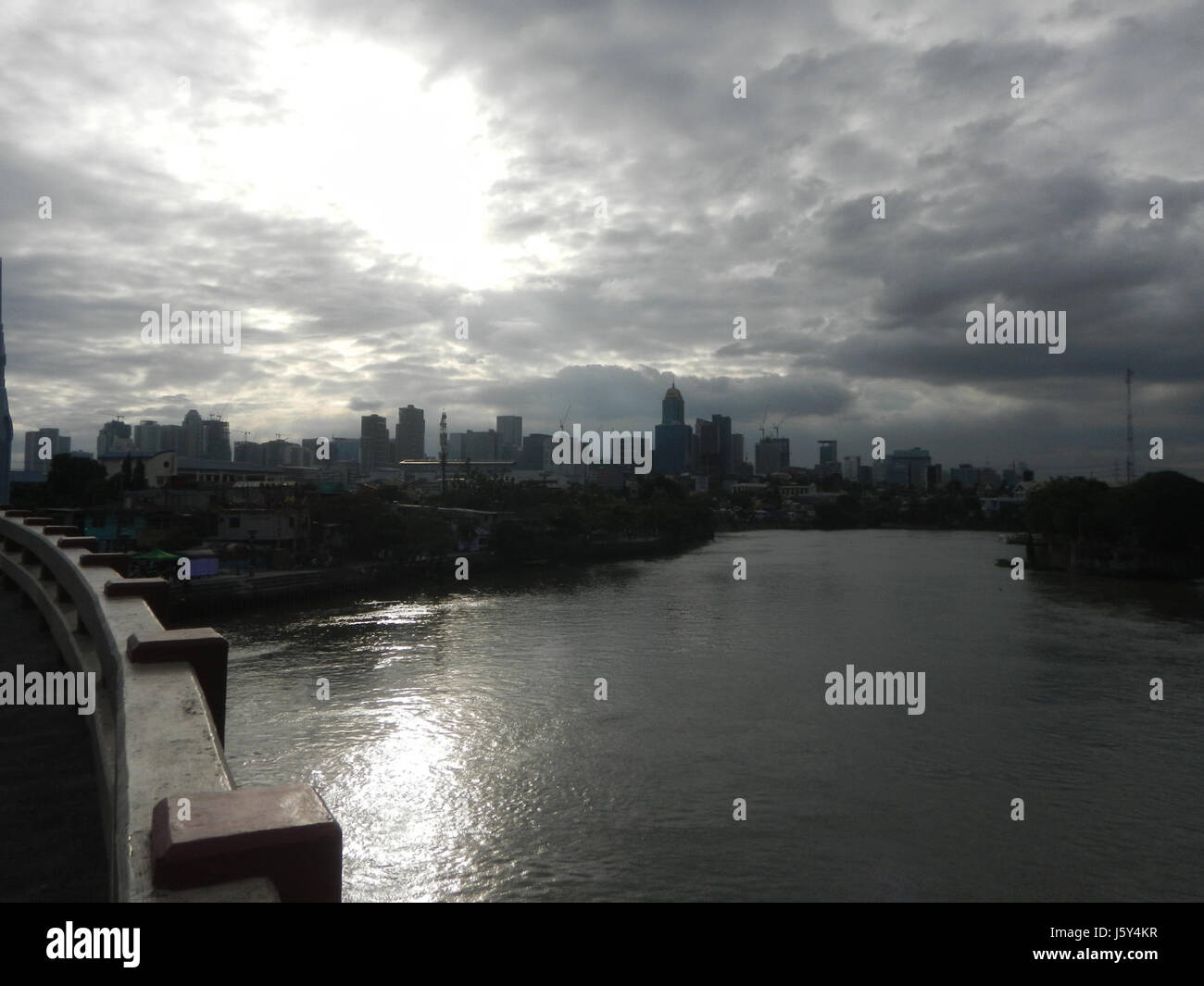 The flood control SABO system at Sumilang Buting Bridge in Pasig City ...