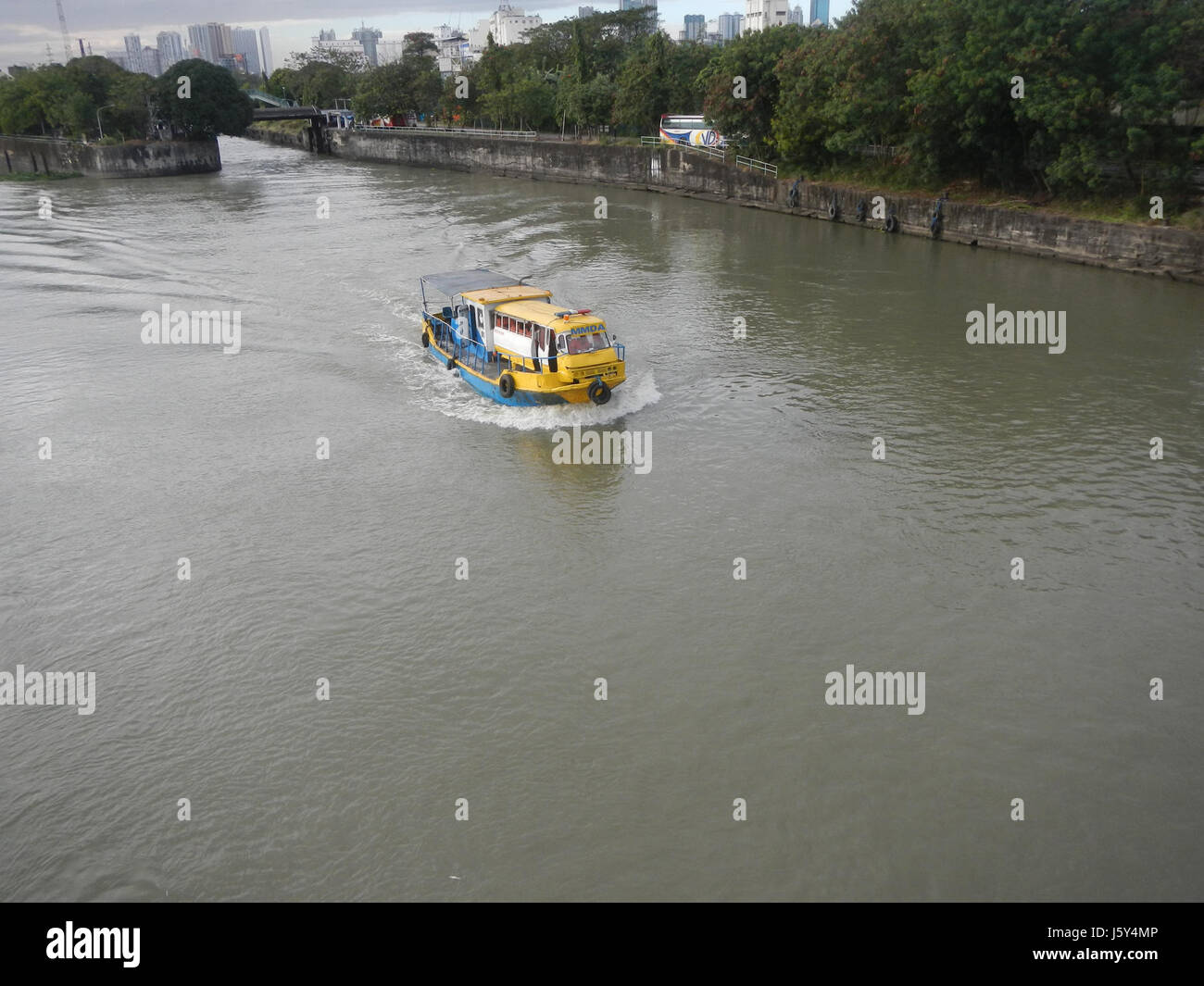 This image illustrates flood control measures in Pasig City ...