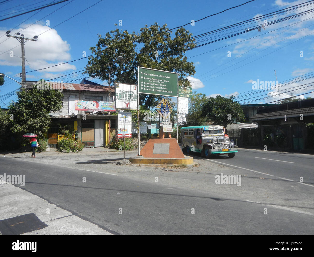 This image shows the Sabang-Baliuag boundary bridge in Bulacan ...