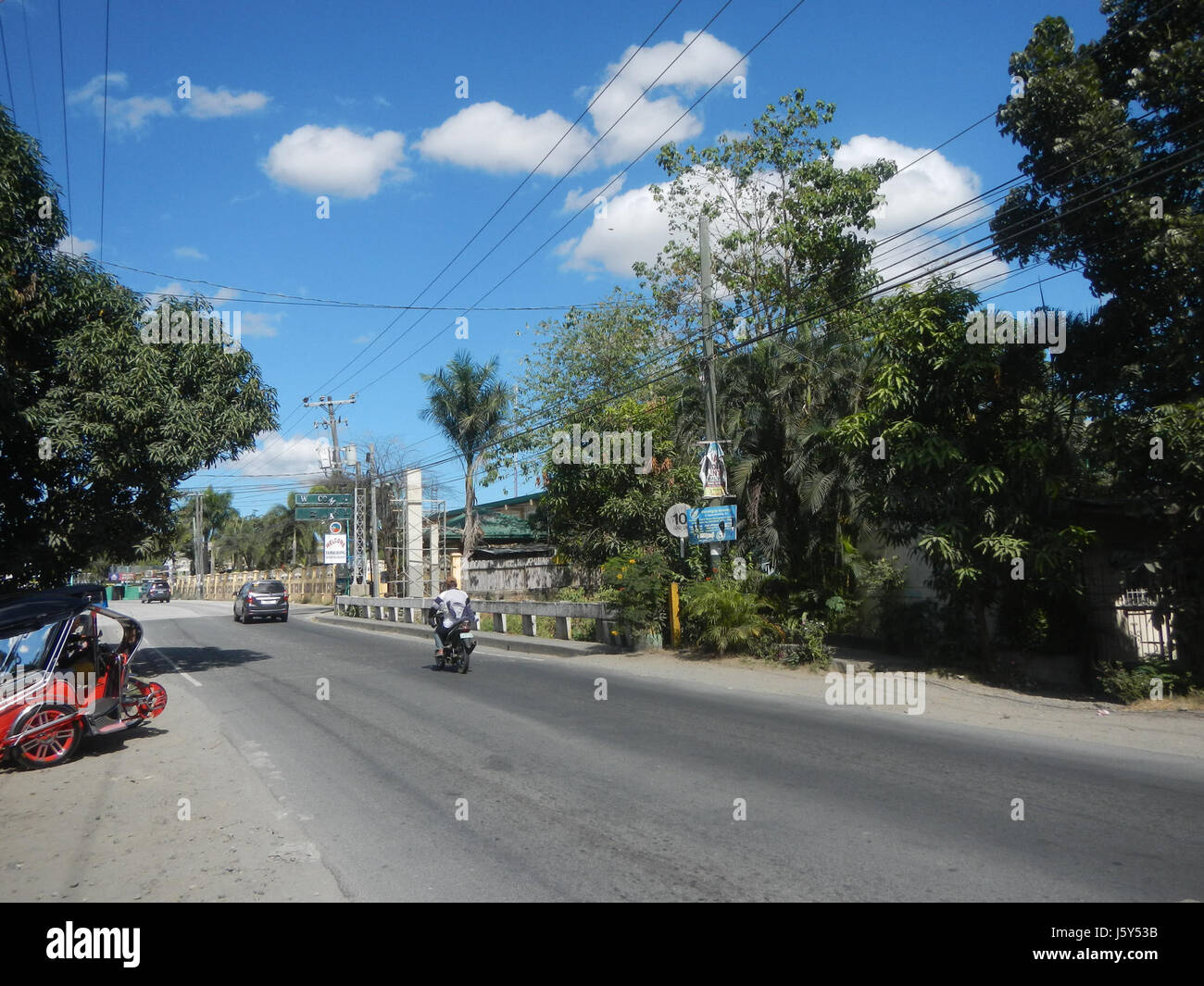 This image depicts the Sabang Baliuag Boundary Bridge located in the ...