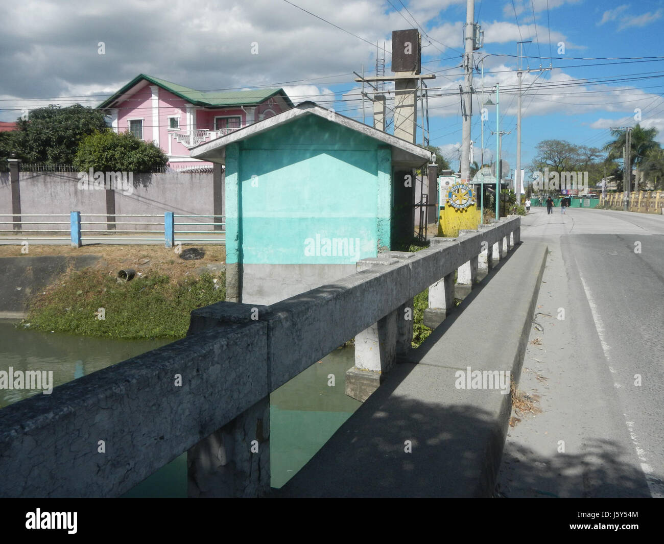This image features the Sabang Baliuag Boundary Bridge, a key ...