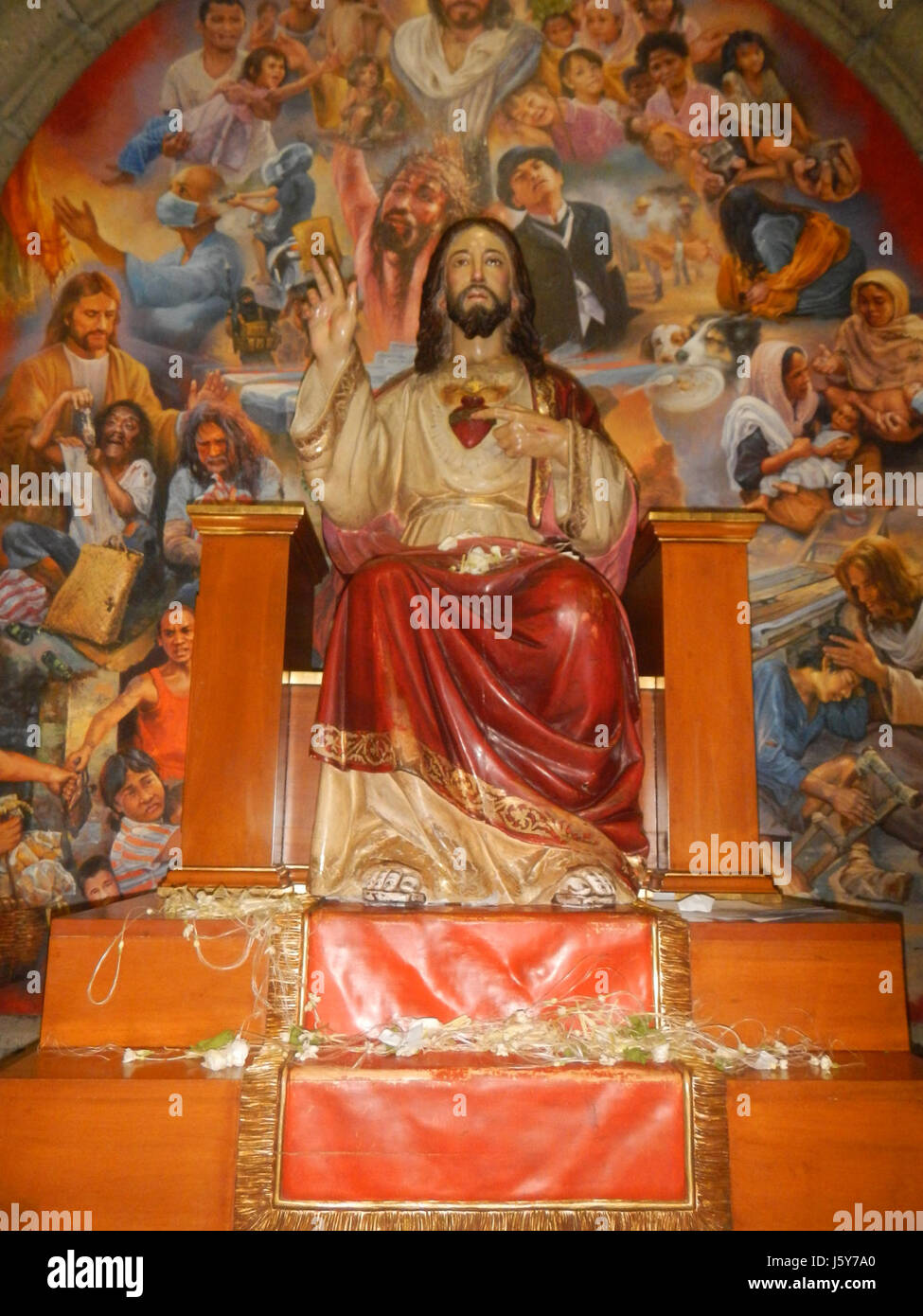This image depicts the Apung Mamacalulu Archdiocesan Shrine located in ...