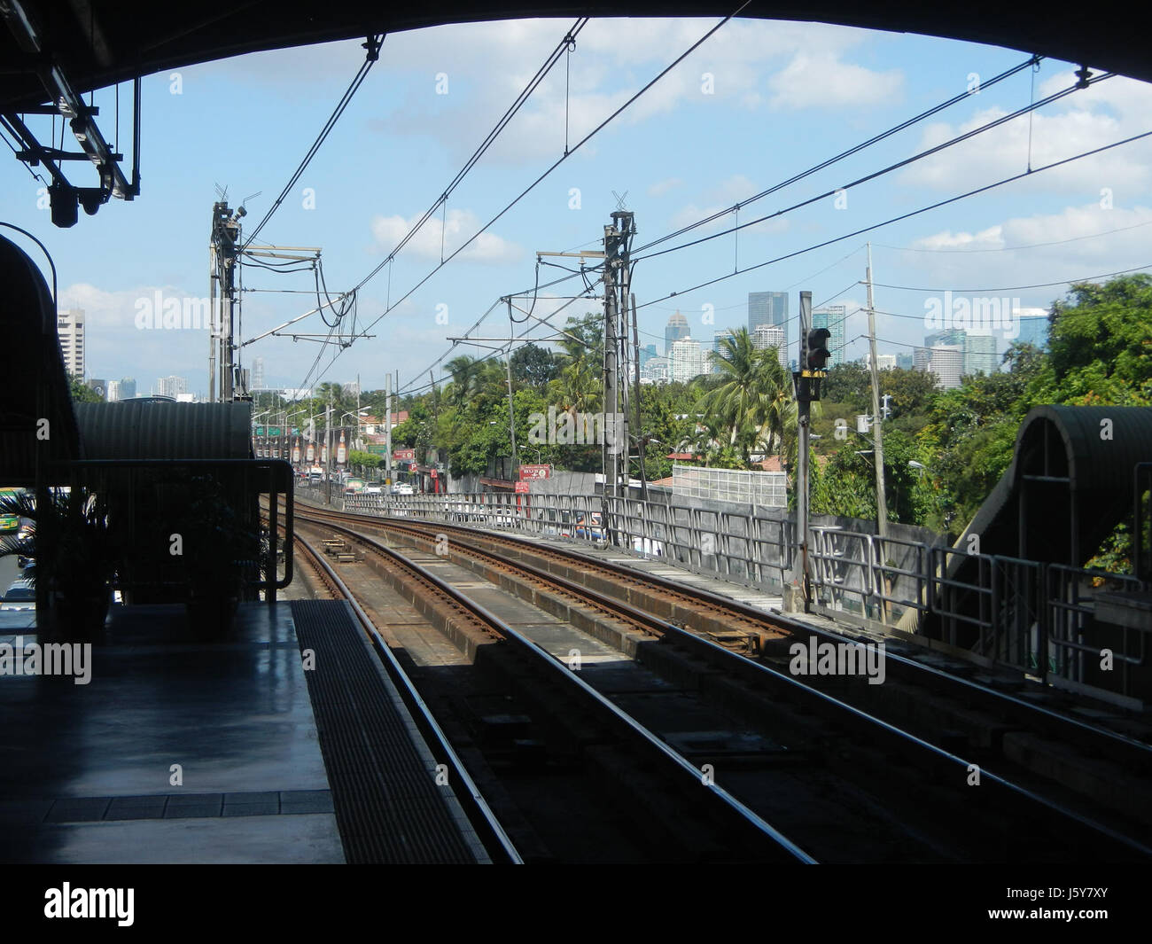 The Magallanes Interchange MRT Station, located at EDSA in Makati City ...