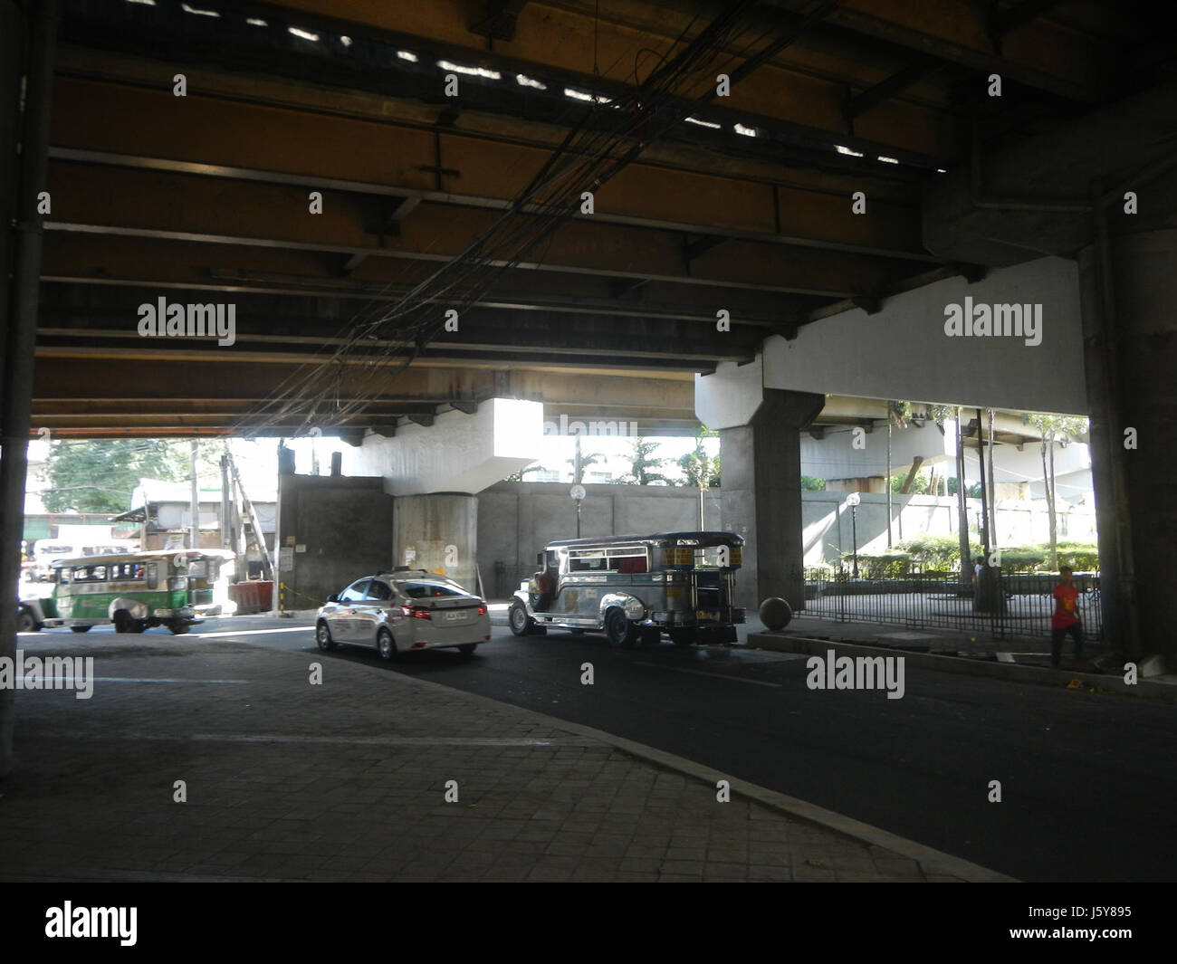 This image depicts the Magallanes Interchange and nearby infrastructure ...