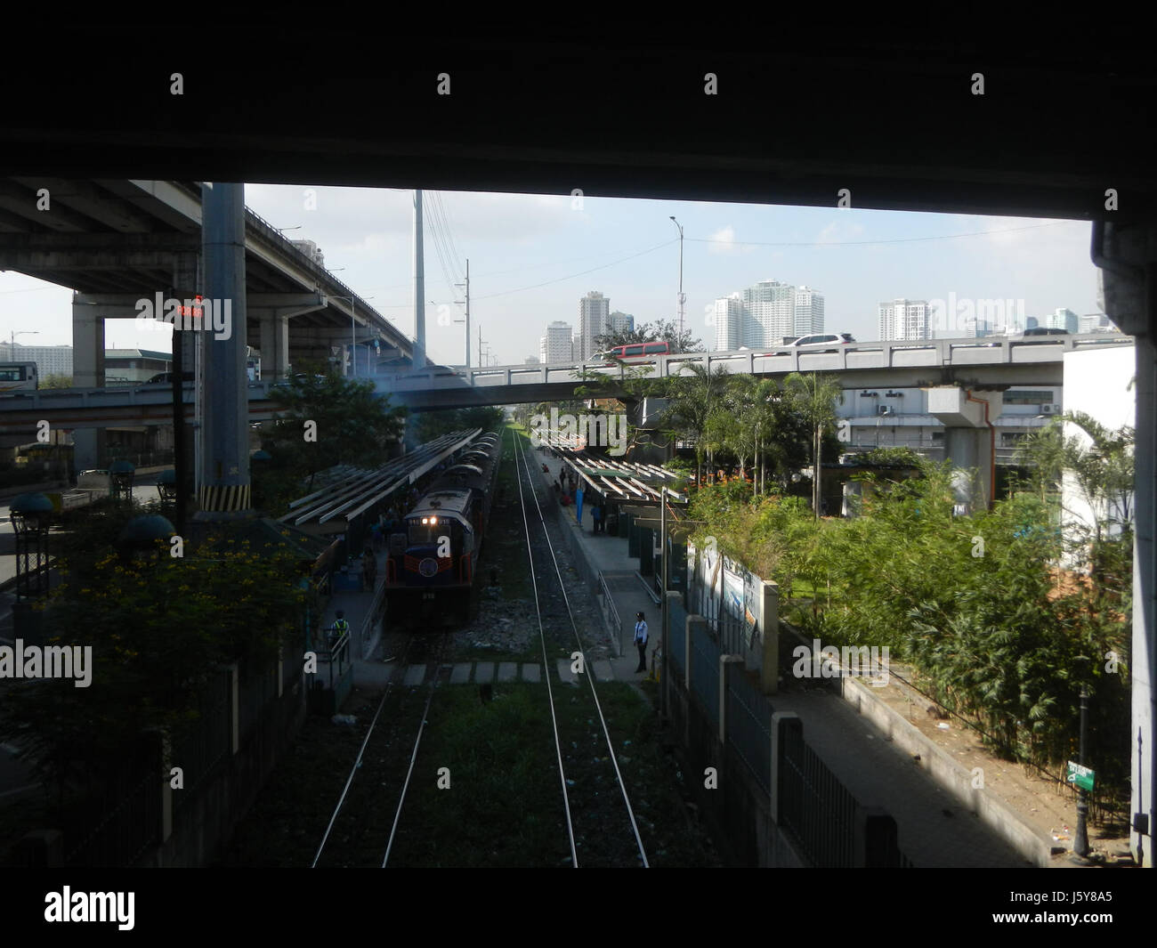 The Magallanes Interchange Park in Makati City is a transportation hub ...
