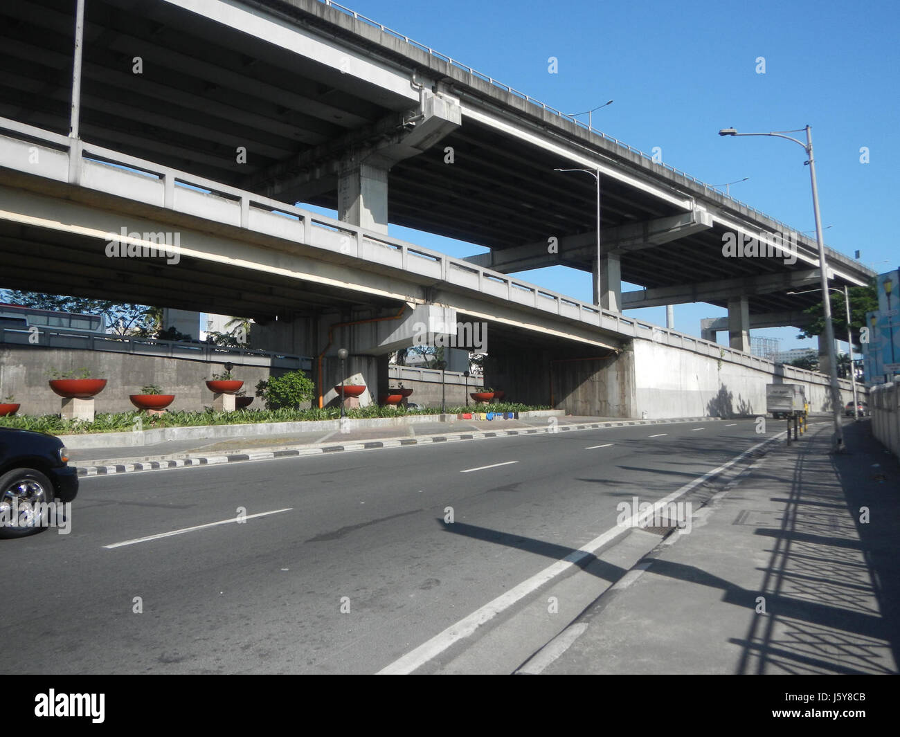 A photograph showcasing the *South Luzon Expressway* (SLEX), connecting ...