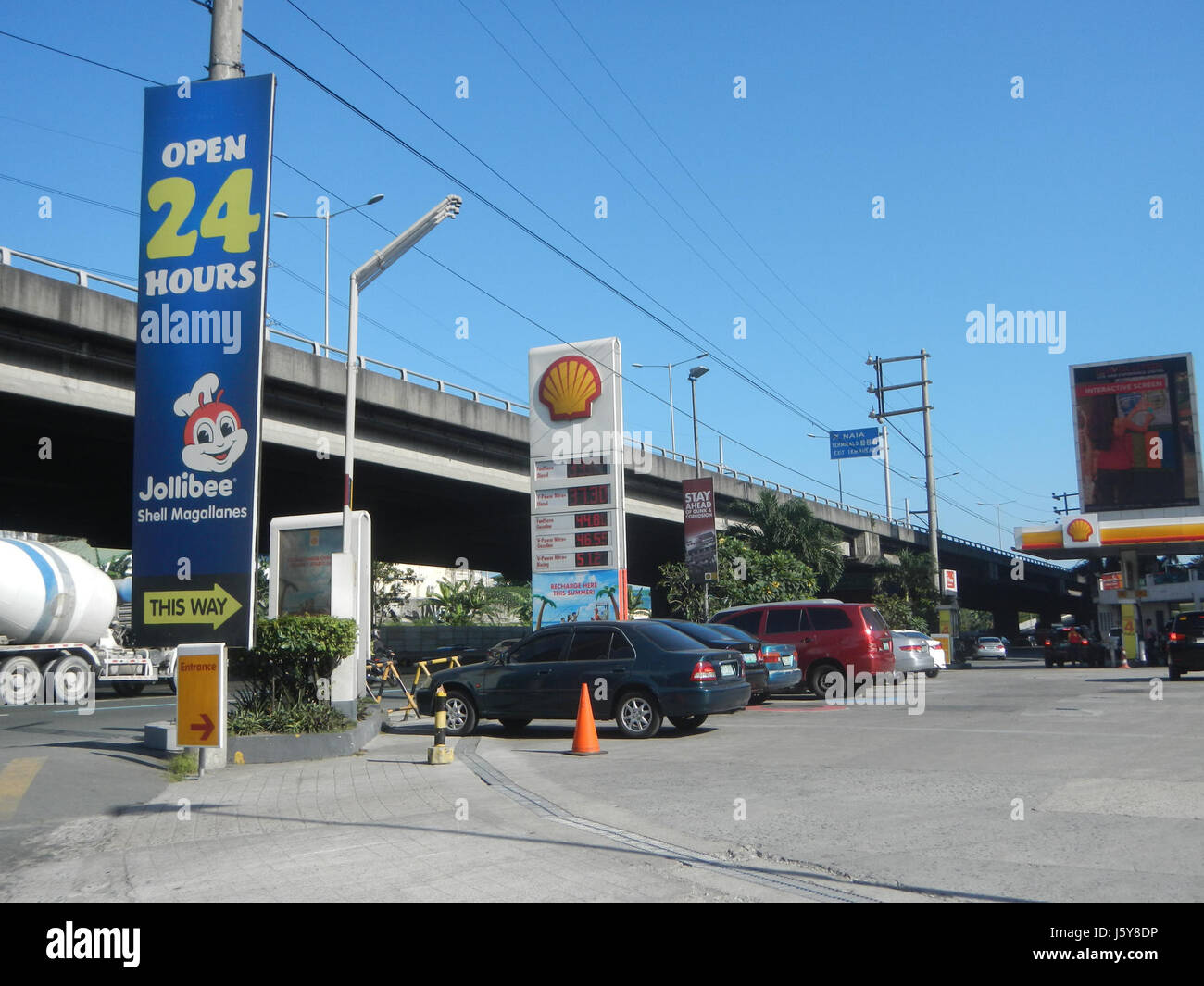 A map or image showing the Sales Interchange, connecting the South ...