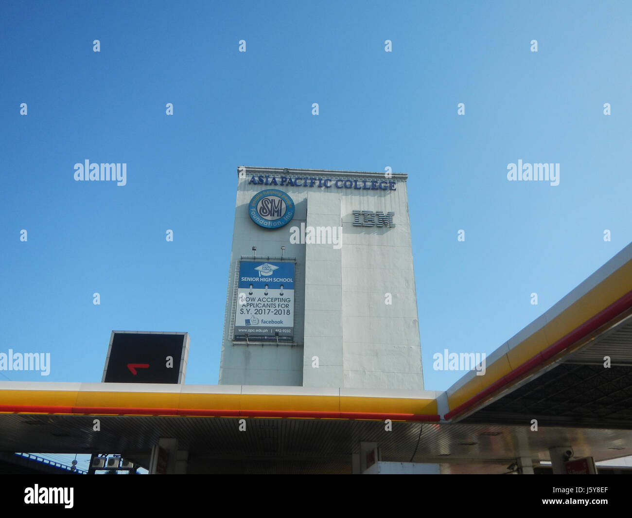 This image features the Asia Pacific College in Magallanes Village ...
