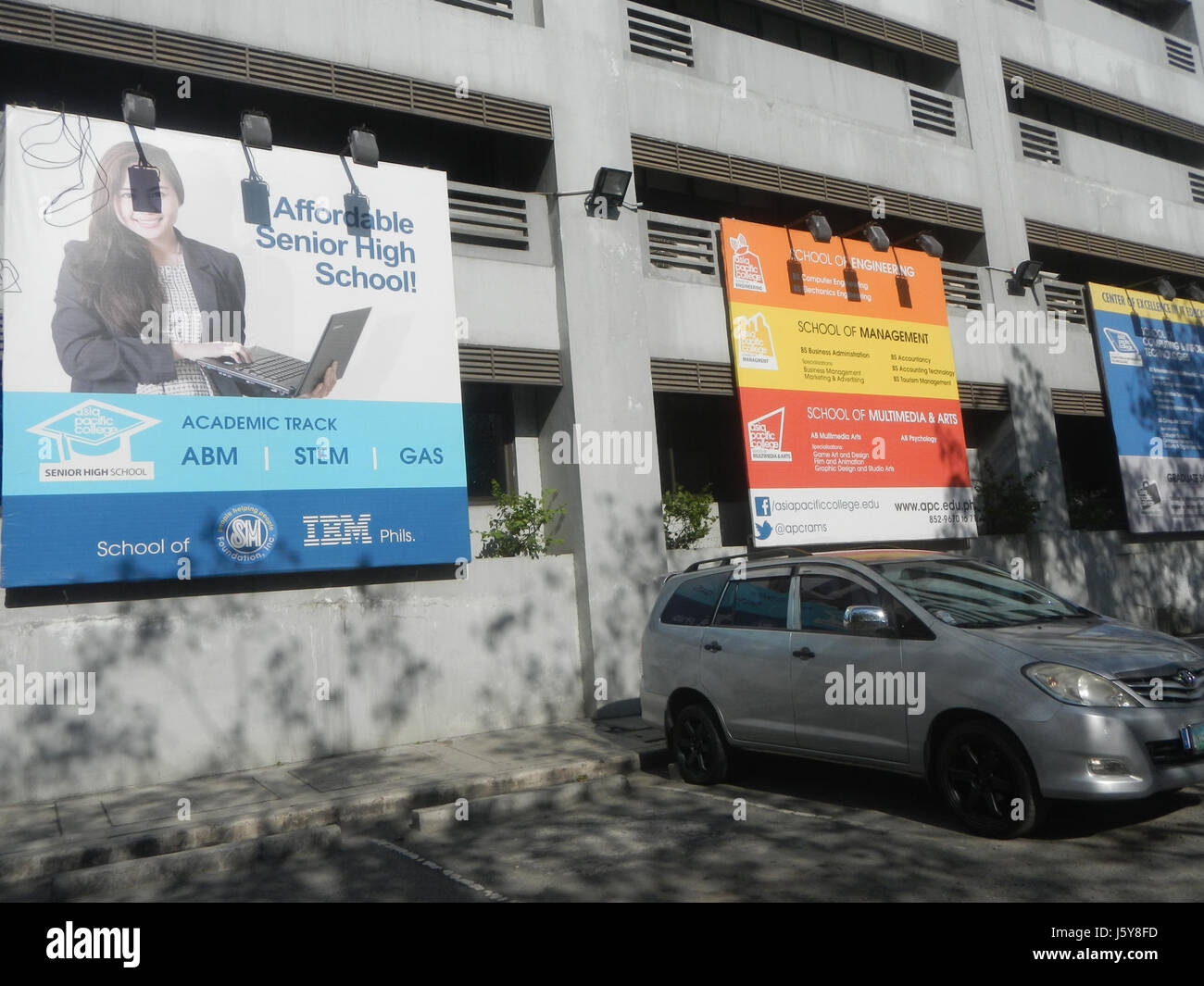 This image highlights Asia Pacific College, located in Magallanes ...