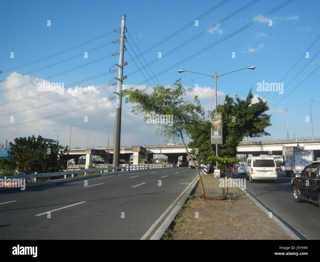 This image captures the Sales Interchange, a key transportation hub ...