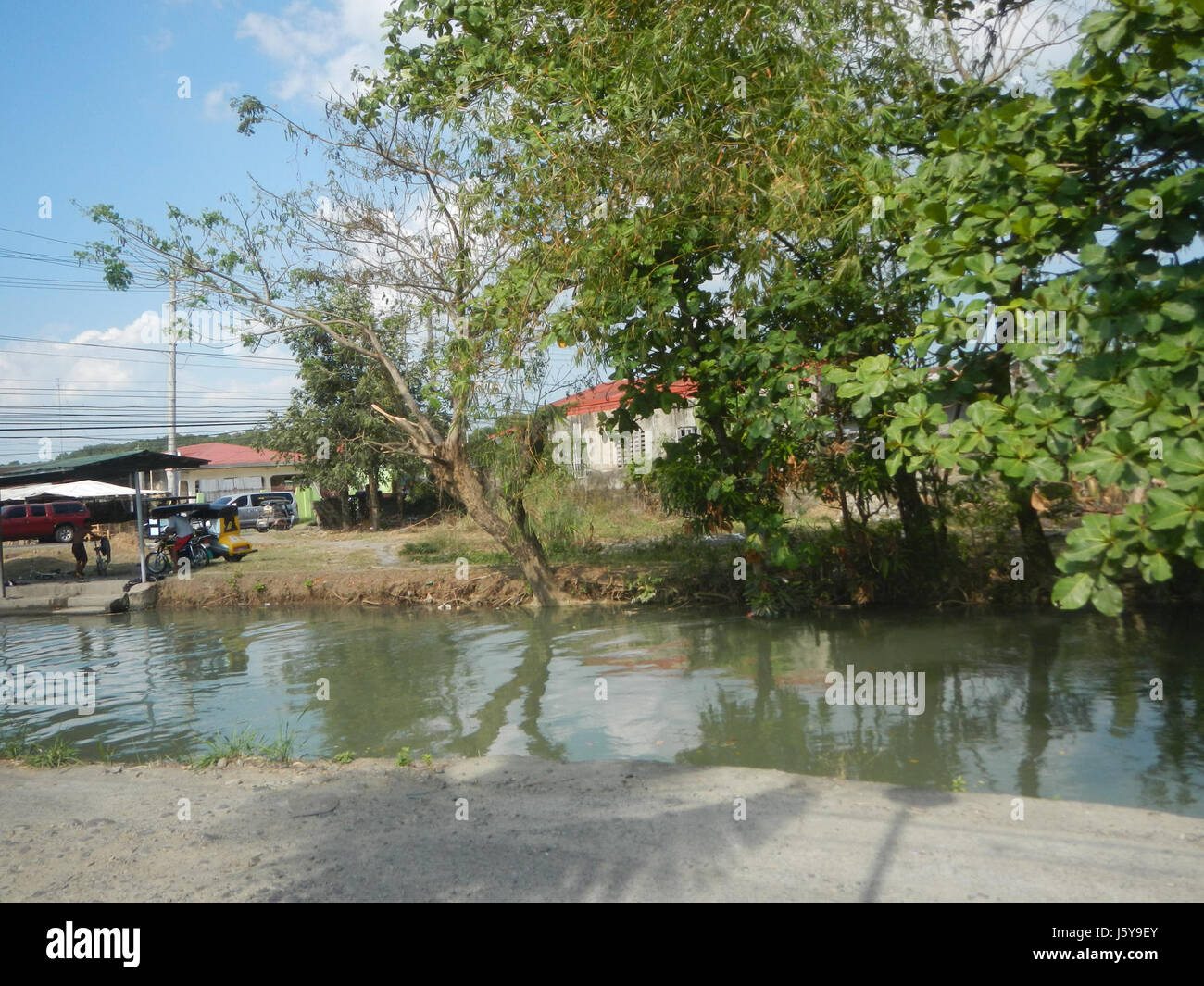 Governor Padilla Road in Bulacan, Philippines, runs alongside Agnaya ...