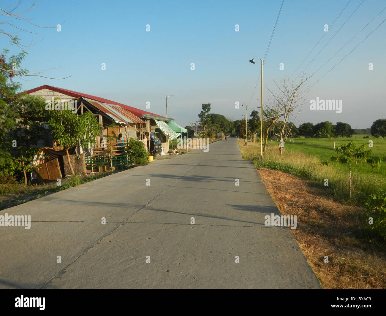 This image shows the rural landscape of Daungan Tiaong Villages in ...