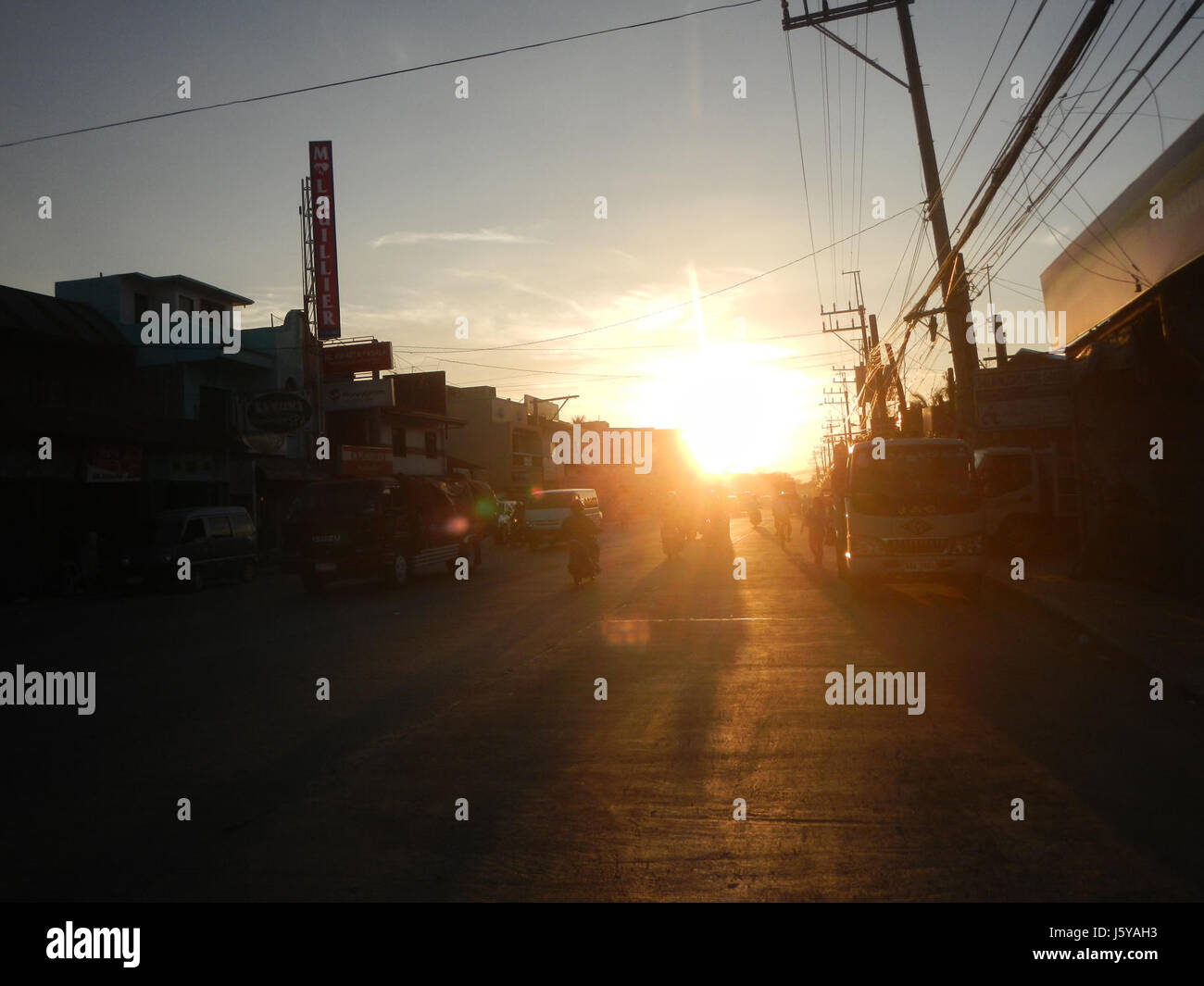 A scenic photograph capturing the sunsets along Tiaong Tuktukan Highway ...