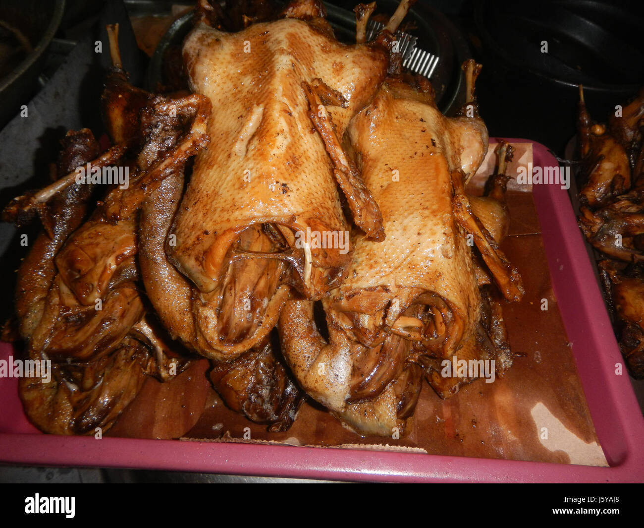 0395 Cuisine of Bulacan Fried itik pugo pancit 03 Stock Photo - Alamy