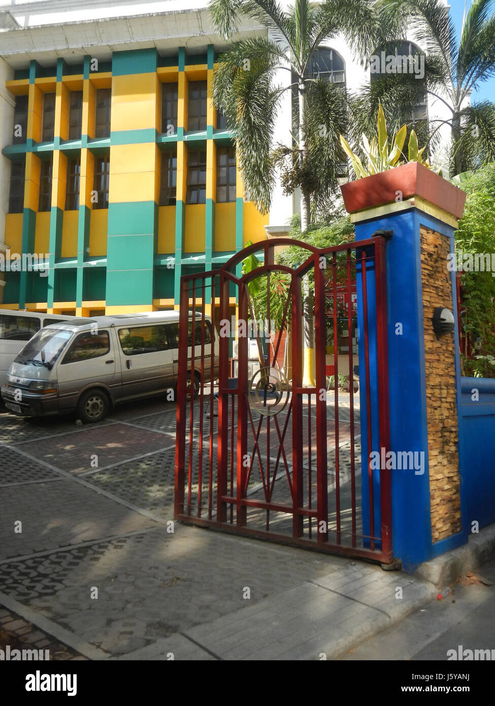 A view of the educational institutions located in the Pitogo area of ...