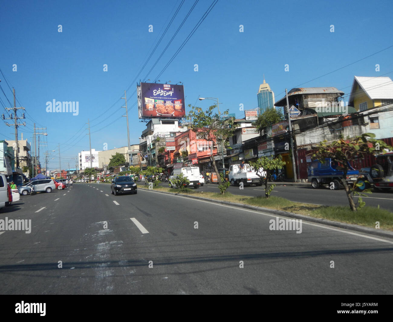 This photograph showcases the Kalayaan Flyover, an important overpass ...