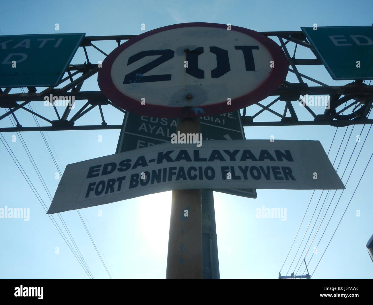 0164 Kalayaan Flyover EDSA Fort Bonifacio Buendia Flyover Makati City ...