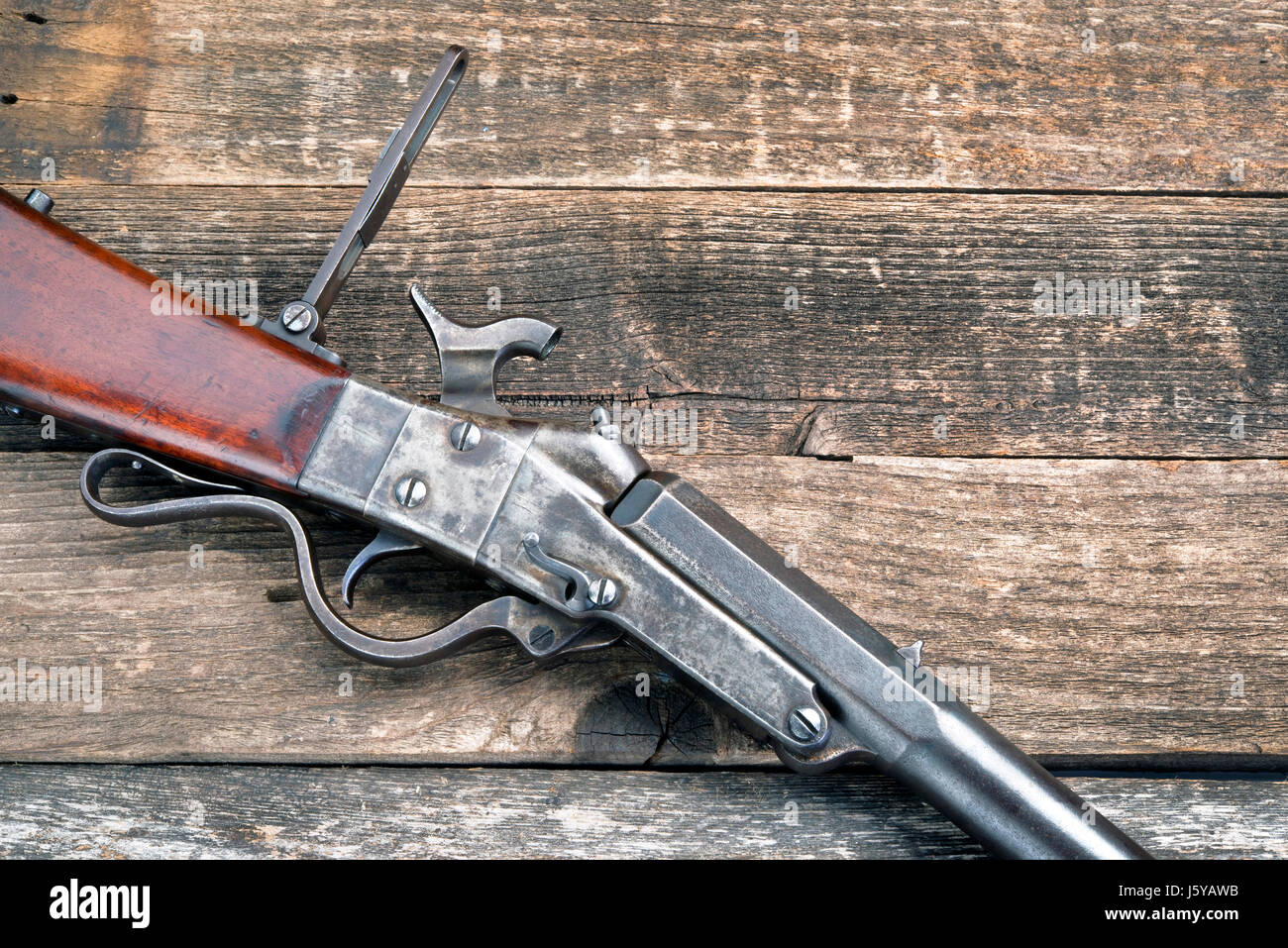 Antique Civil War era rifle made around 1863 with room for your type ...