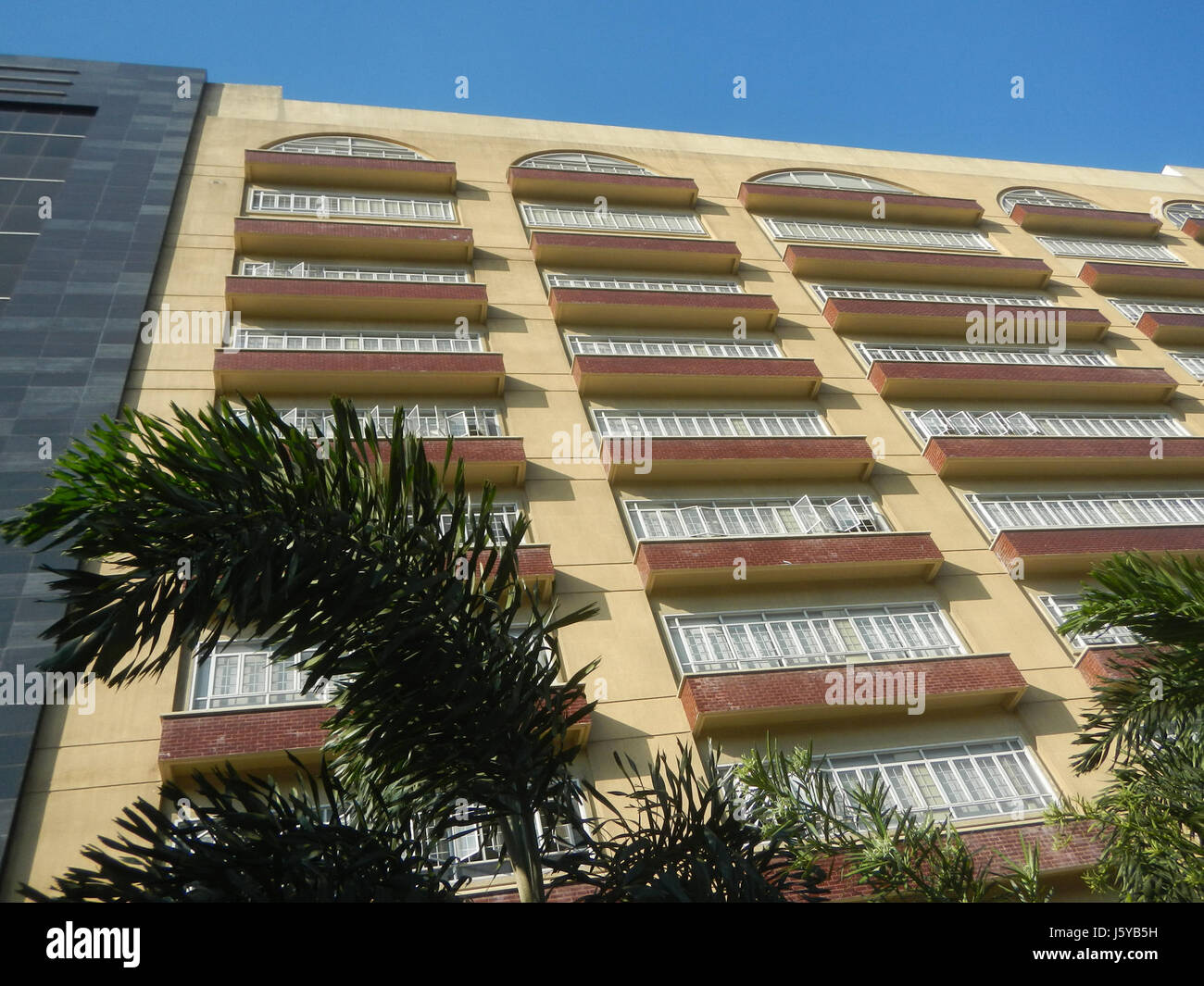 This image captures a view of the Makati Science High School located on ...