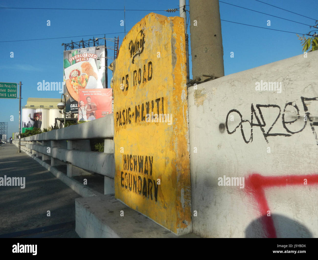 This image captures the Circumferential Road 44, a major highway ...