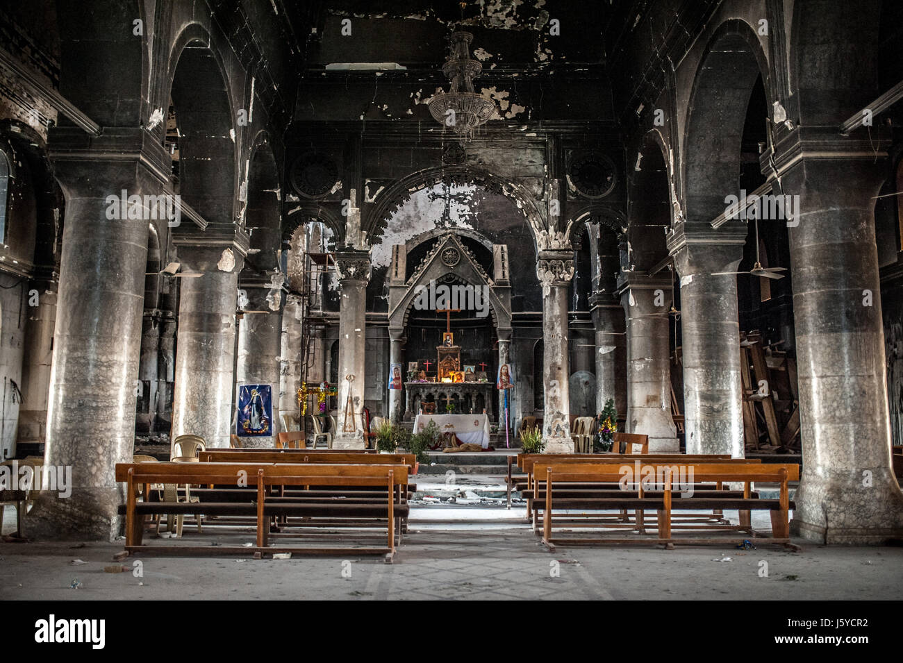 The Immaculate Conception church in Qaraqosh (hamdaniya) Iraq was ...