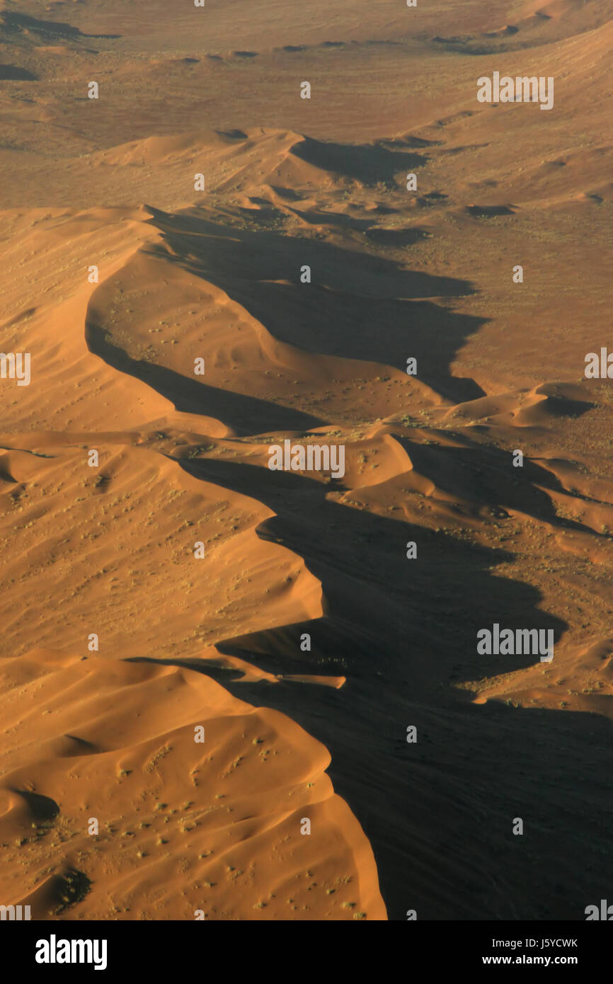 desert wasteland africa aerial photograph dune structure sands sand ...