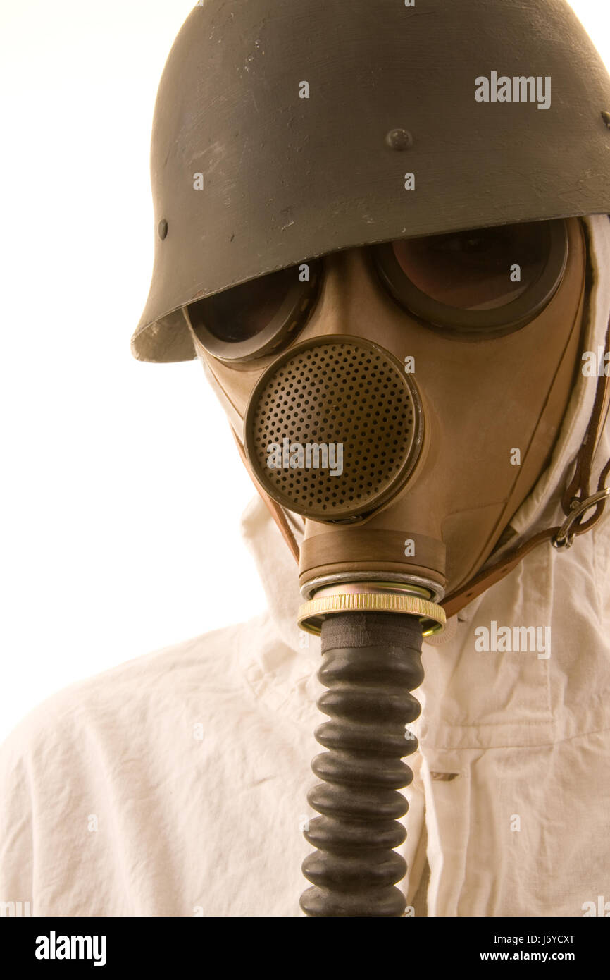 danger fear protect protection gas military mask radioactive danger ...