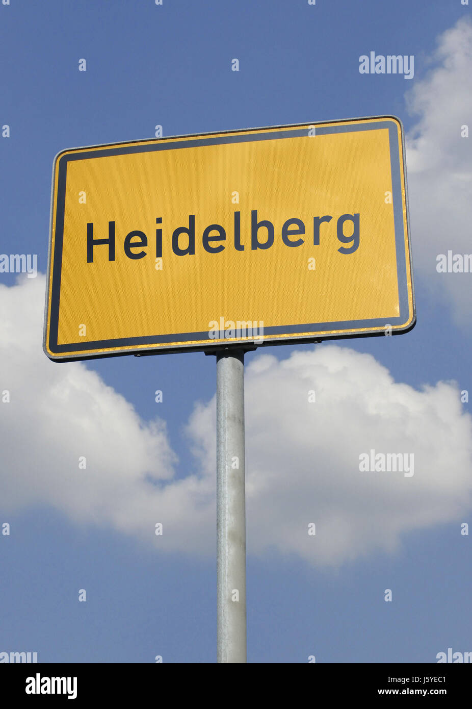 sign signal city town place-name sign germany german federal republic ...