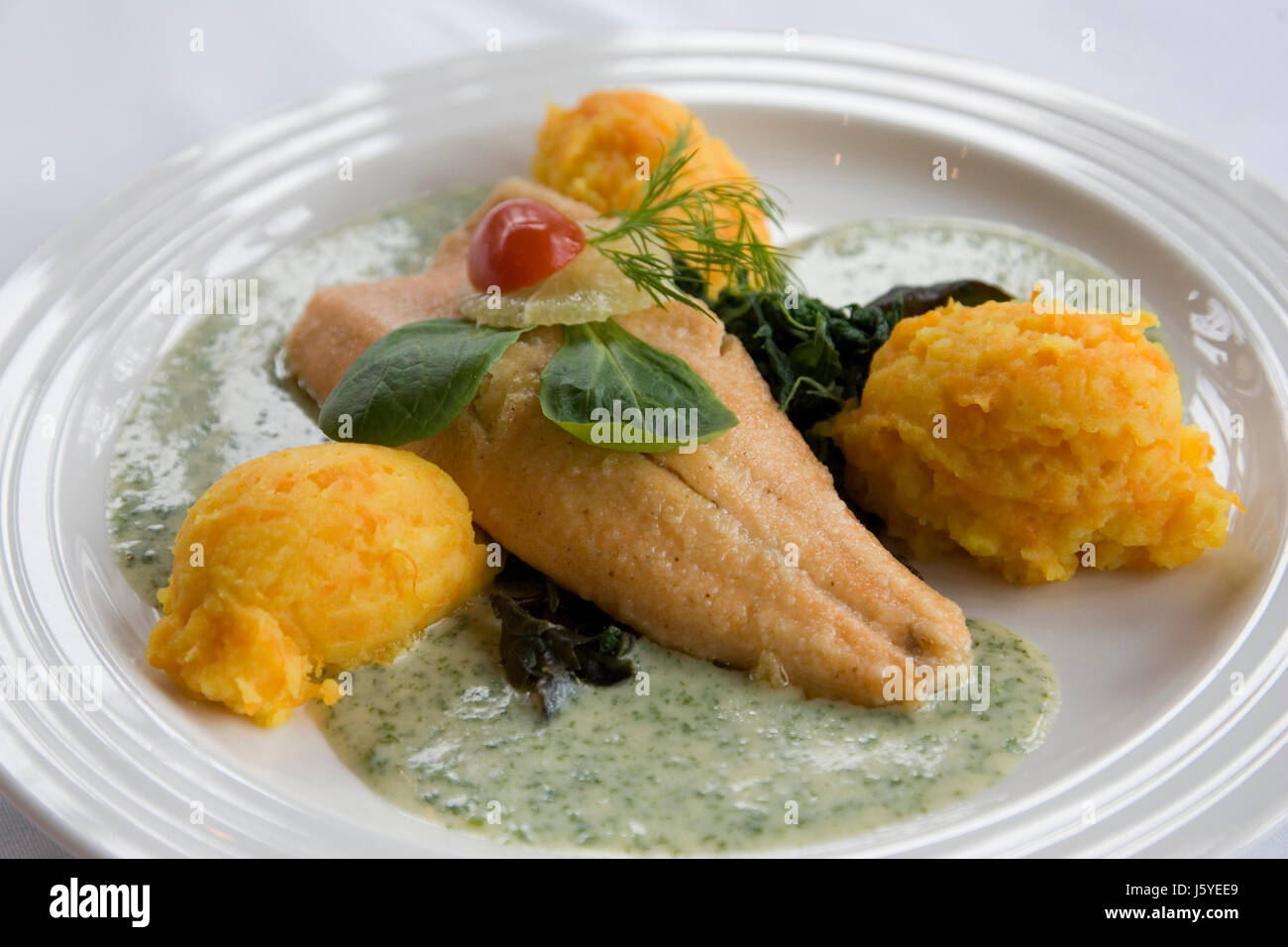 restaurant fish gourmet enclosure main course fish dish restaurant food ...