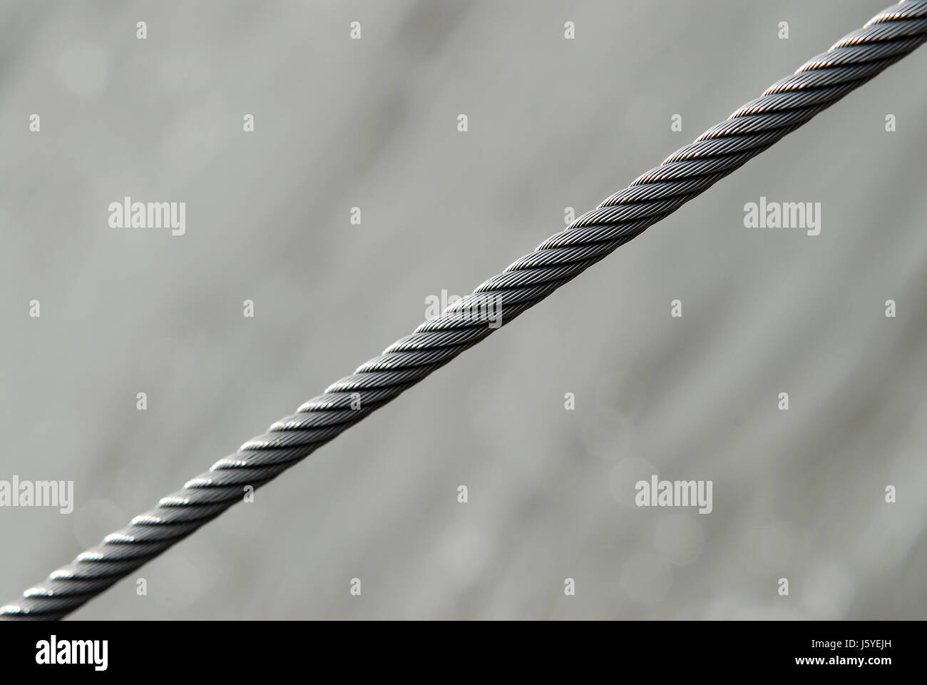 steel cable tense strand tightrope wire rope rope steel metal messenger ...