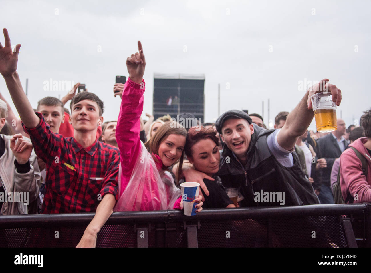 Rock music fans young and old rockers Enthusiast Smmer music festival ...