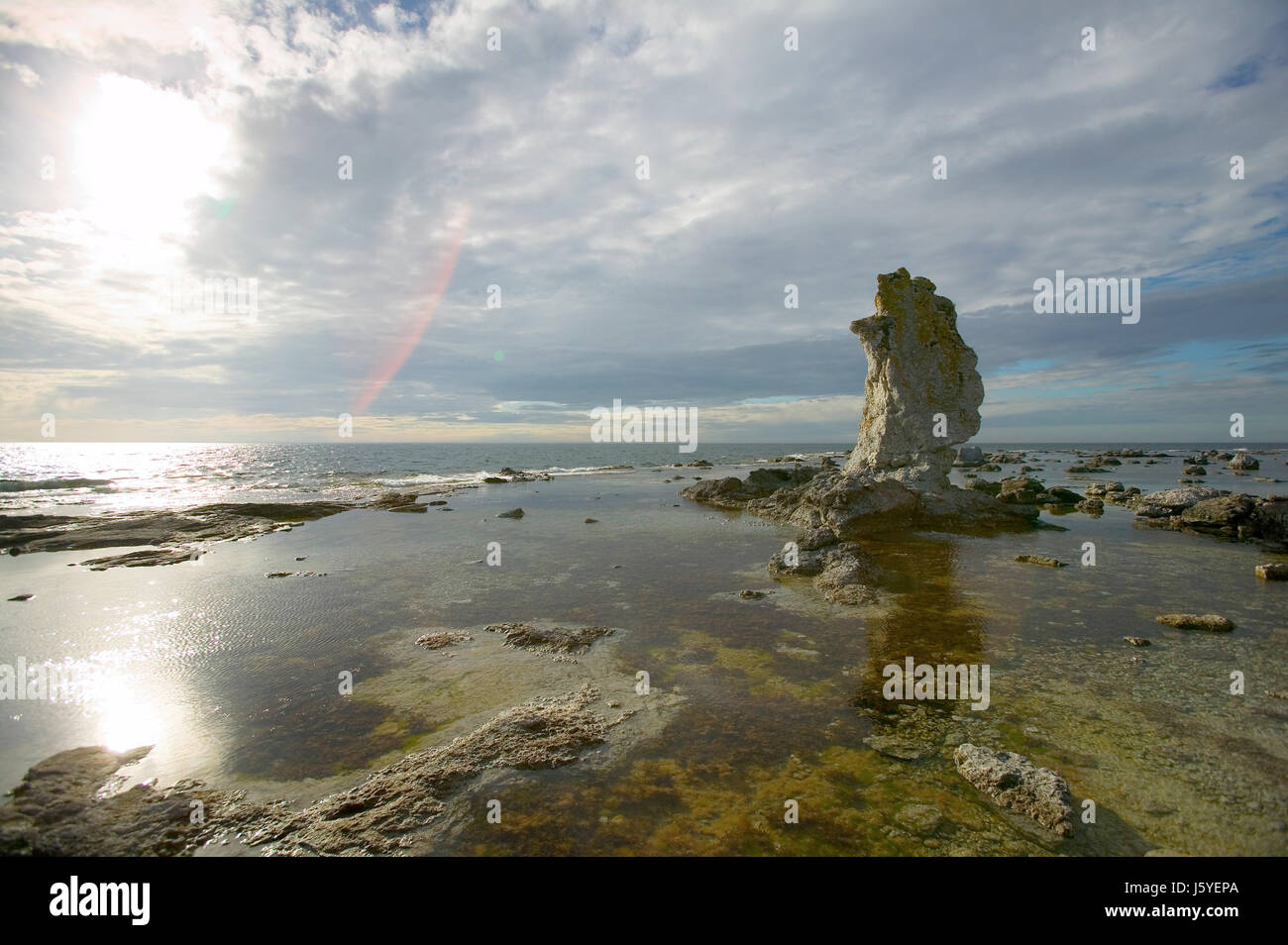 raukar on gotland,sweden Stock Photo - Alamy