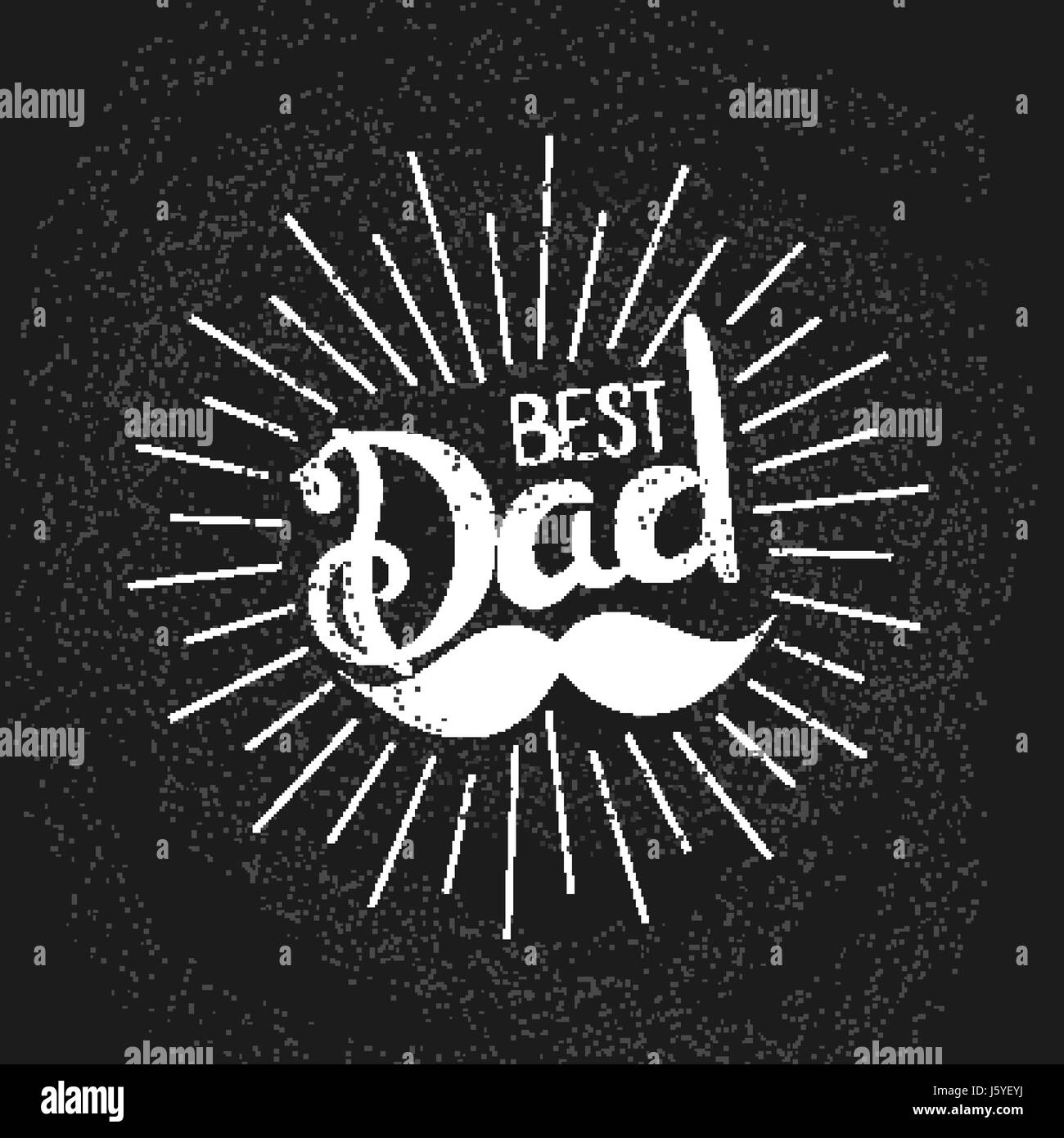 Fathers Day Background. Best Dad Vector Illustration Stock Vector Image ...