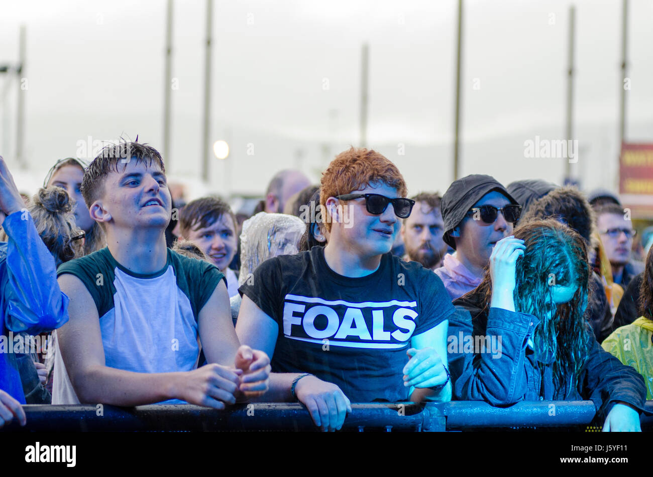 Rock music fans young and old rockers Enthusiast Smmer music festival ...