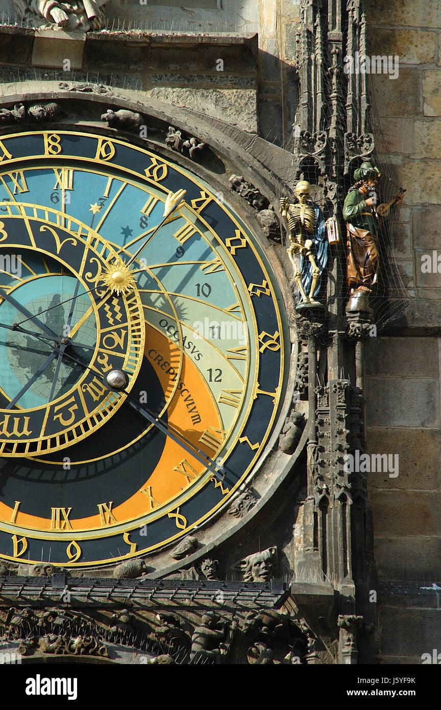astronomical rathausuhr in prague orloj Stock Photo - Alamy