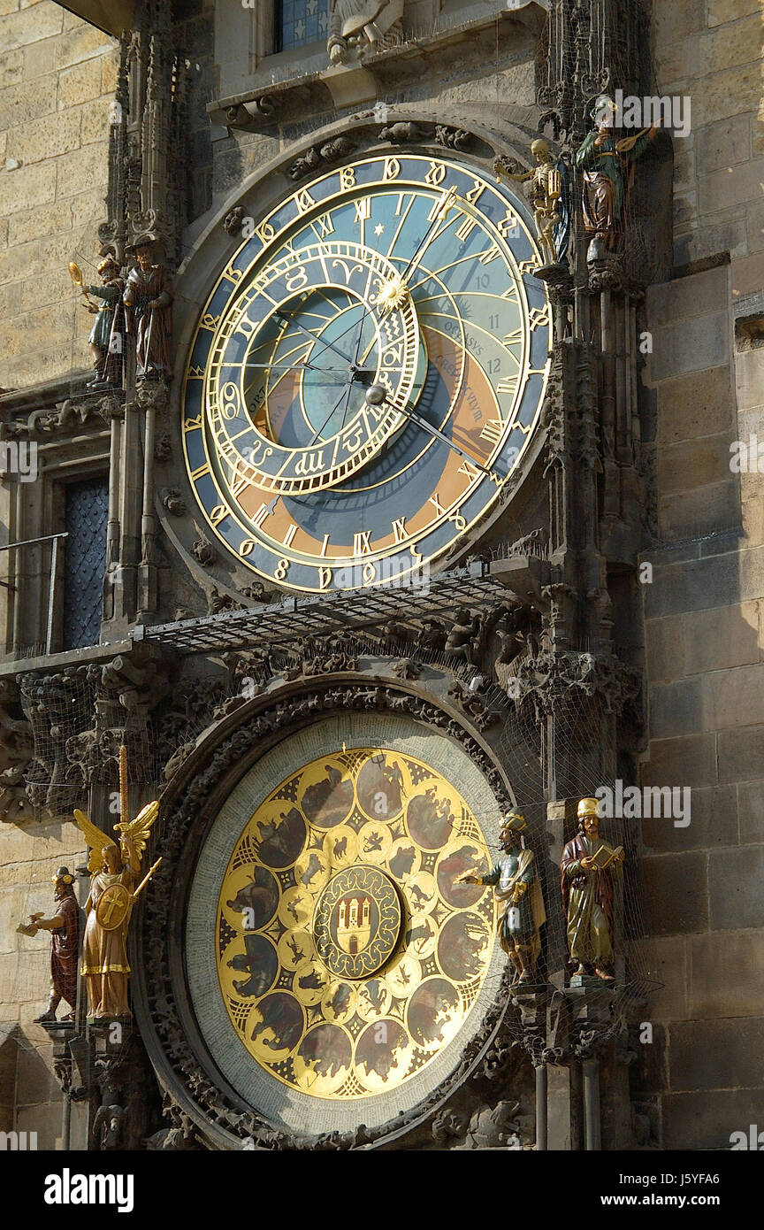 astronomical rathausuhr in prague orloj Stock Photo - Alamy