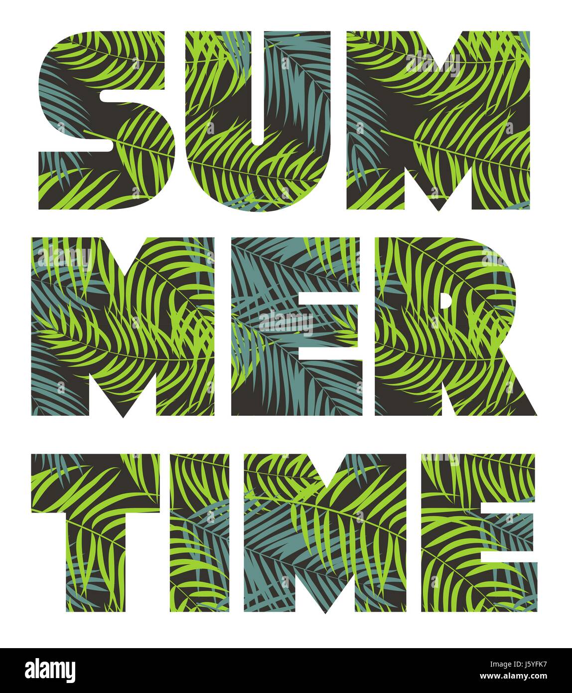 Summer Time Abstract Background. Vector Illustration Stock Vector Image ...